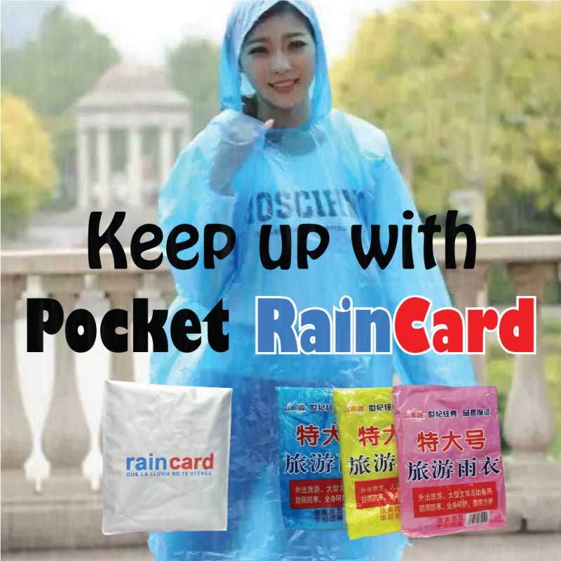 Pocket Rain Card_Raincoat – Graphics Art Point