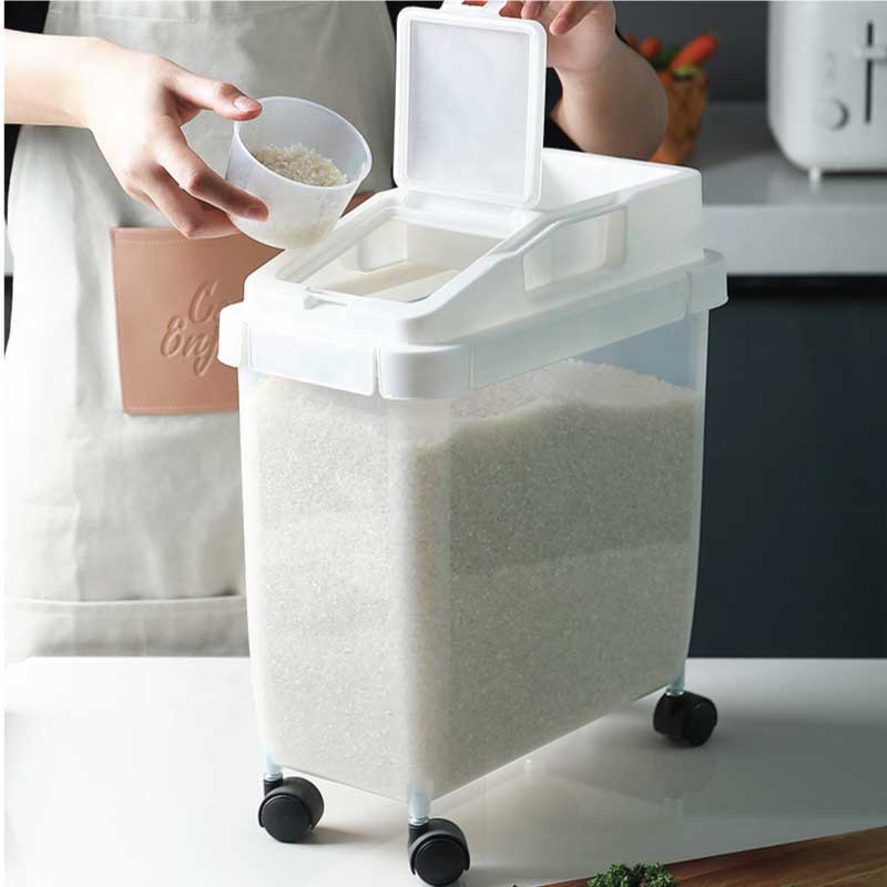 Trolly Rice Storage/Movable Food Container – Graphics Art Point